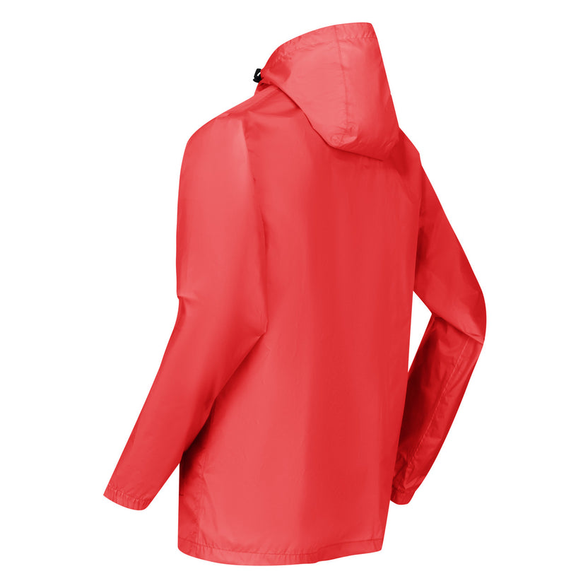 Regatta Men's Pack It Jacket Waterproof Rain Coat Fiery Red – Renna ...
